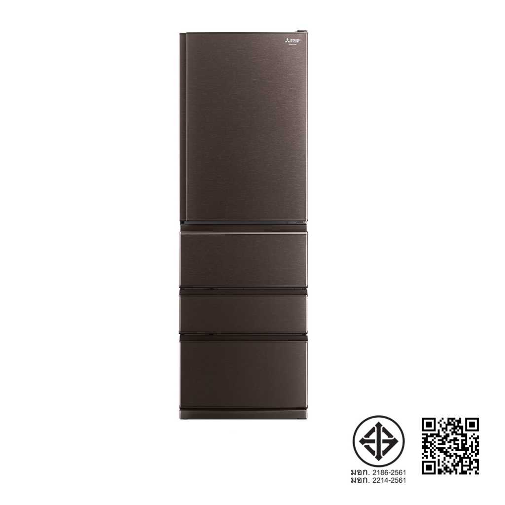 4D SMART FREEZE ตู้เย็น 4 ประตู (14.1 คิว, สีแฮร์ไลน์ บราวน์) รุ่น MR ...