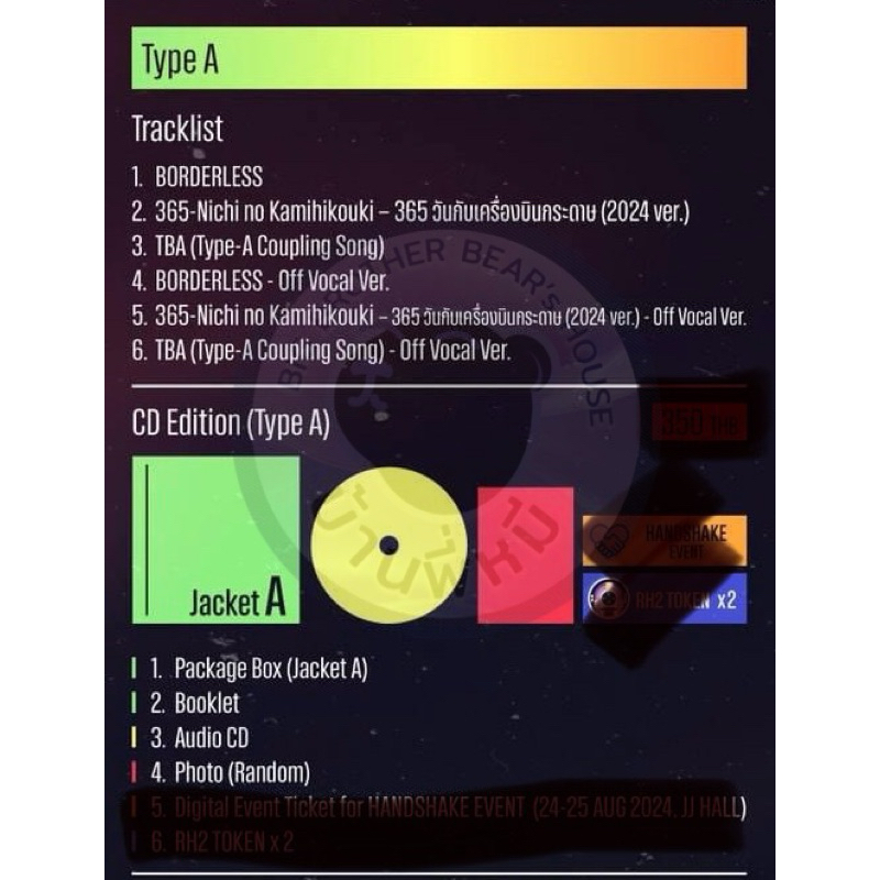 BNK48|BORDERLESS® CD type A + Photo ไม่มีHST | Shopee Thailand