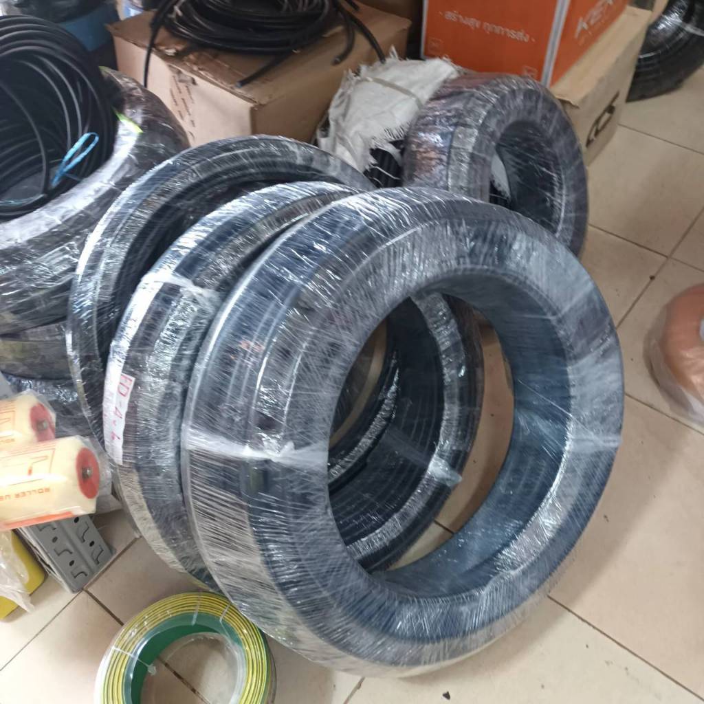 ของแท้100% YAZAKI สาย 0.6/1 kV CV-FD 3 x 2.5 sqmm. สาย CV FD สายไฟ 3แกน 3core 600/1000V 3Cx2.5 ...