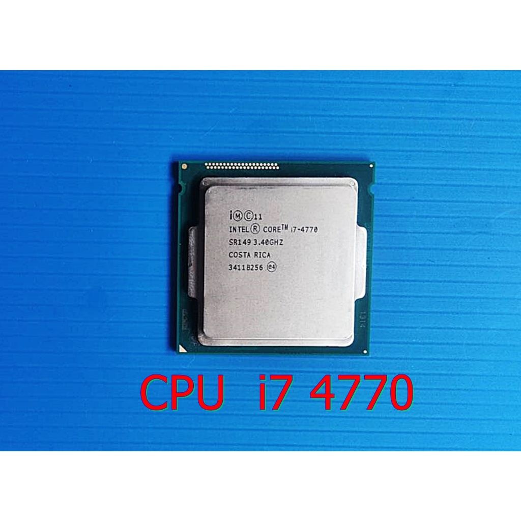 CPU (ซีพียู) INTEL CORE I7 4770 3.4 GHz ความเร็วสูงสุด 3.90 GHz ( LGA 1150 ) สินค้ามือสอง รับ ...