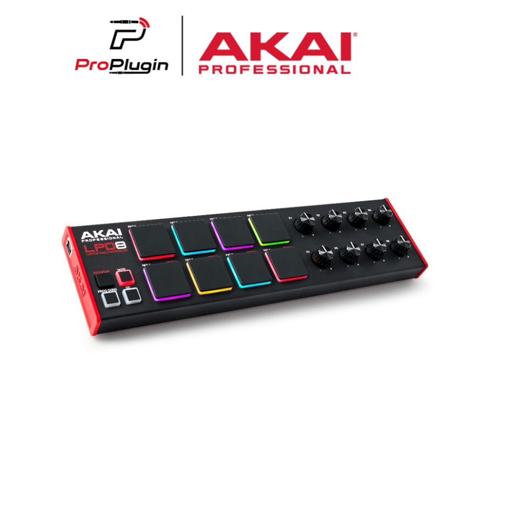 AKAI LPD8 MK2 มิดิ้แพด ทัชชิ่งดี สัมผัสเยี่ยม วัสดุทนทาน (ProPlugin) | Shopee Thailand