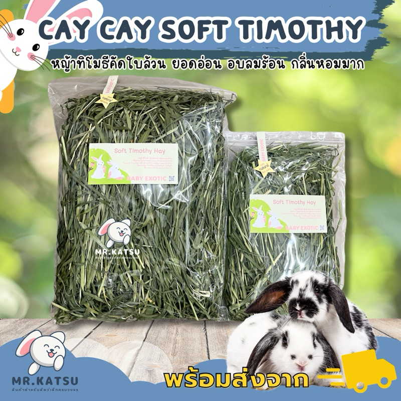 Caycay Soft Timothy ซอฟทิมโมธี หญ้าทิโมธีอบลมร้อน คัดใบอ่อน สำหรับ ...