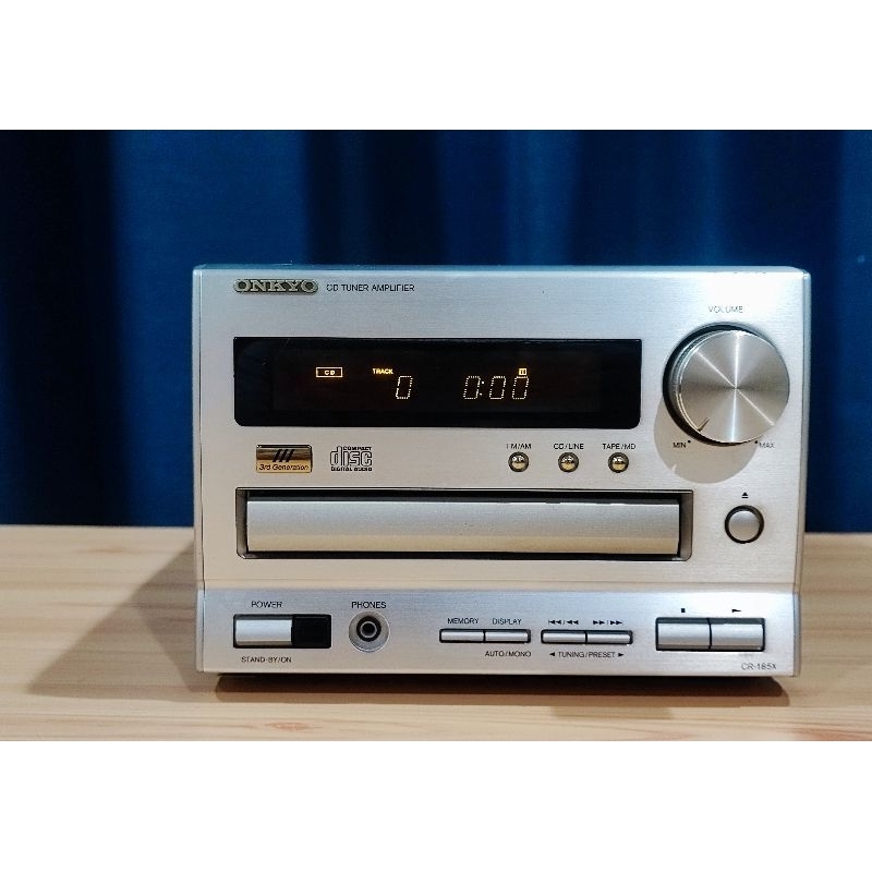 เครื่องเล่นแผ่น/ขยายเสียง Onkyo CR-185X สภาพสวย พร้อมใช้ ให้เสียงดีในการฟังเพลงได้ทุกแนว งานดี ...