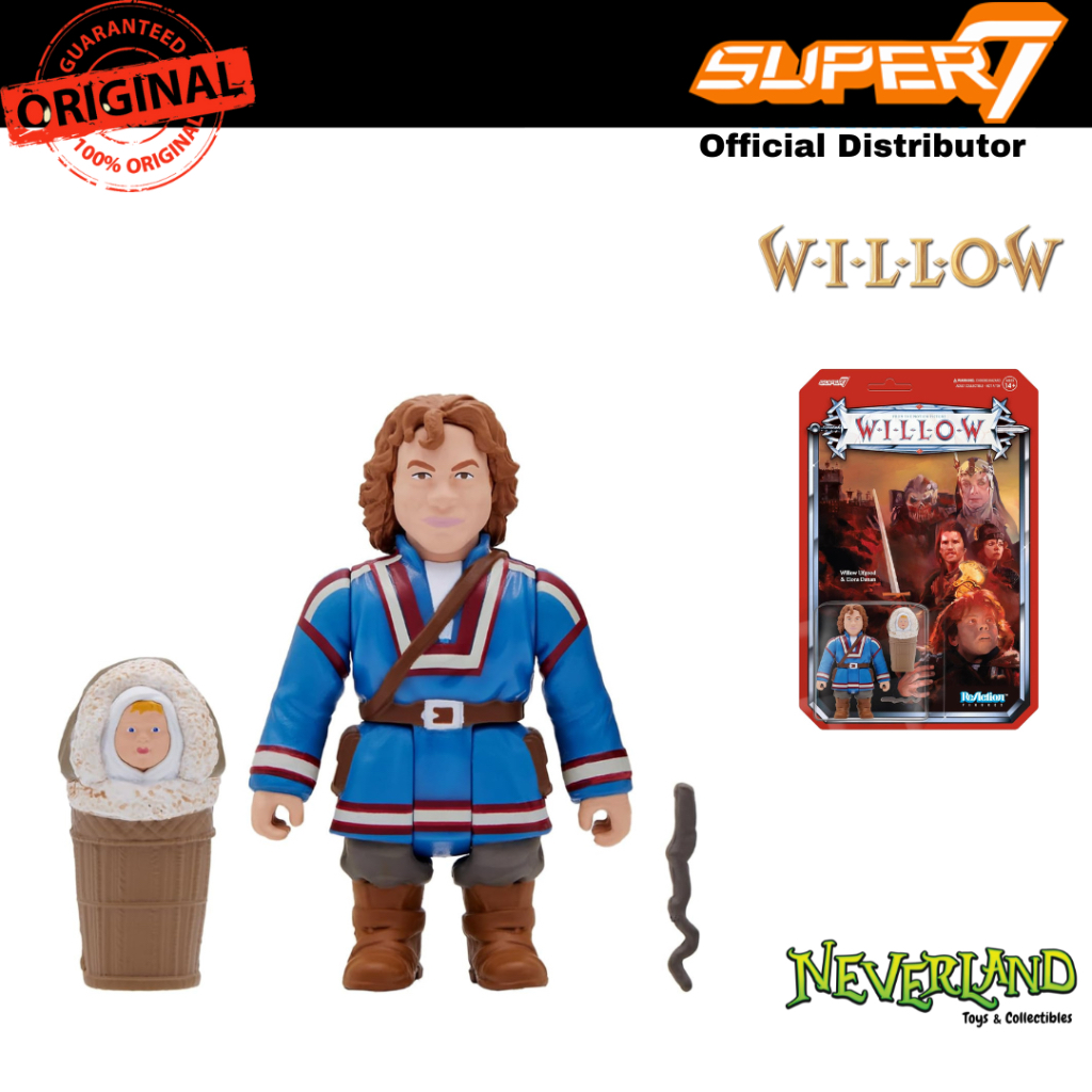 Super7 Willow Ufgood (with Elora Danan) Wave 1 ReAction Figure | Shopee ...