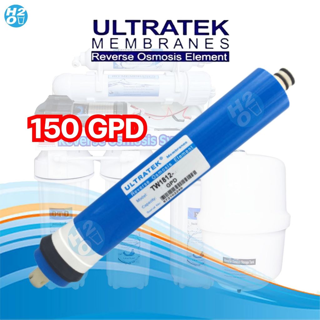 Aquatek ไส้กรองน้ำ ไส้กรองเมมเบรน RO Membrane 150 GPD เครื่องกรองน้ำ ตู้น้ำหยอดเหรียญ สำหรับระบบ ...