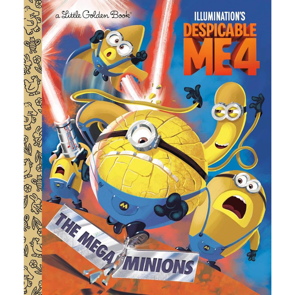 The Mega-Minions (Despicable Me 4) - Little Golden Book Golden Books ...