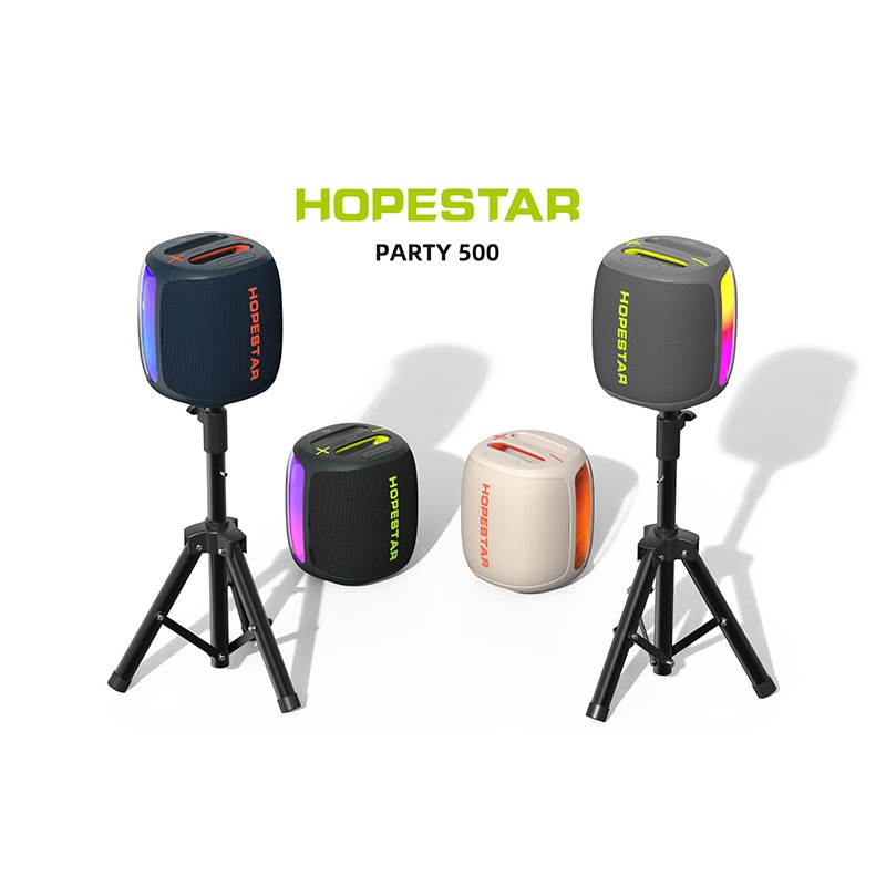 ลำโพงบลูทูธHopestar Party500 ลำโพง 100W พร้อมไมล์หลายสาย2ตัว พร้อมไฟRGB เปลี่ยนได้หลายสี ของแท้ ...