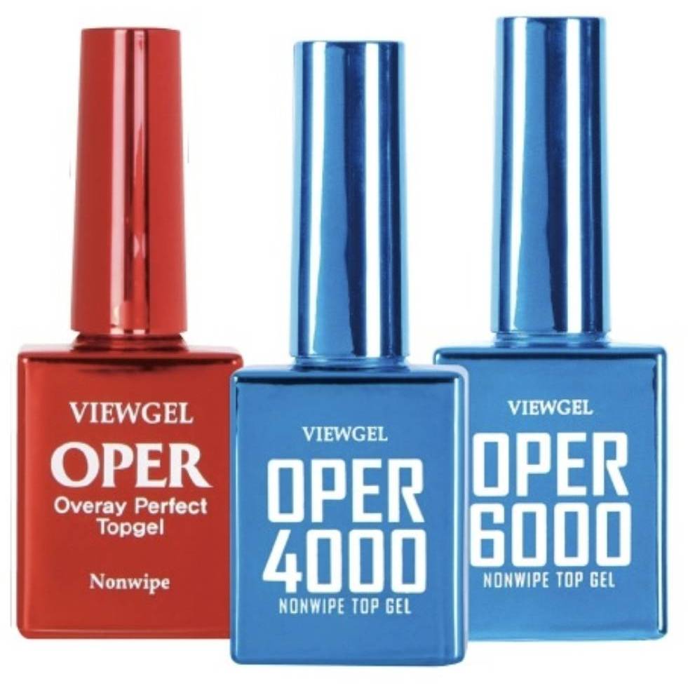 VIEWGEL🇰🇷Base gel / non wipe Oper Top gel เบสเจล/ท้อปเงาแบบไม่ต้องเช็ด ...