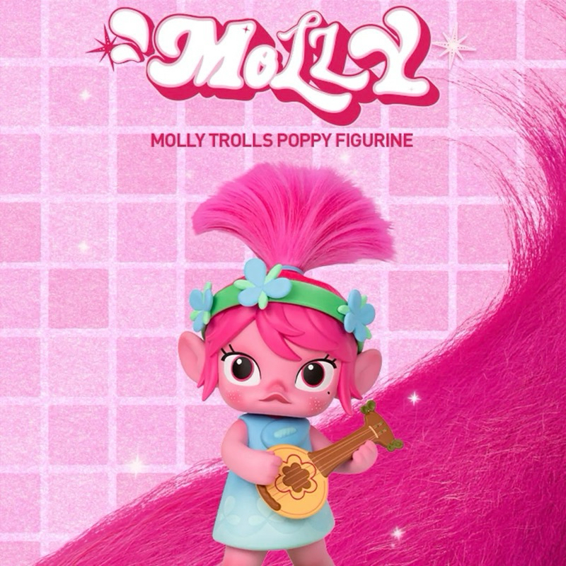 พร้อมส่งในไทย🇹🇭 Molly Trolls Poppy Figurine 200% แท้💯จากshopไทย ...