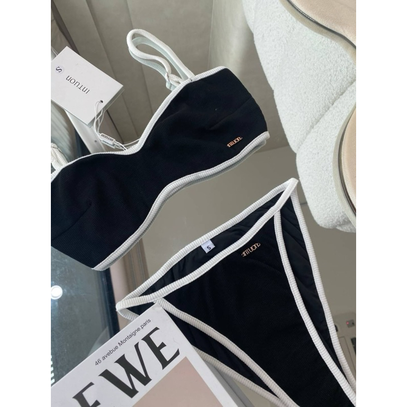 coco two piece 🌴🥥 ชุดว่ายน้ำทูพีช งานจริงสวยมากผ้าร่อง | Shopee Thailand