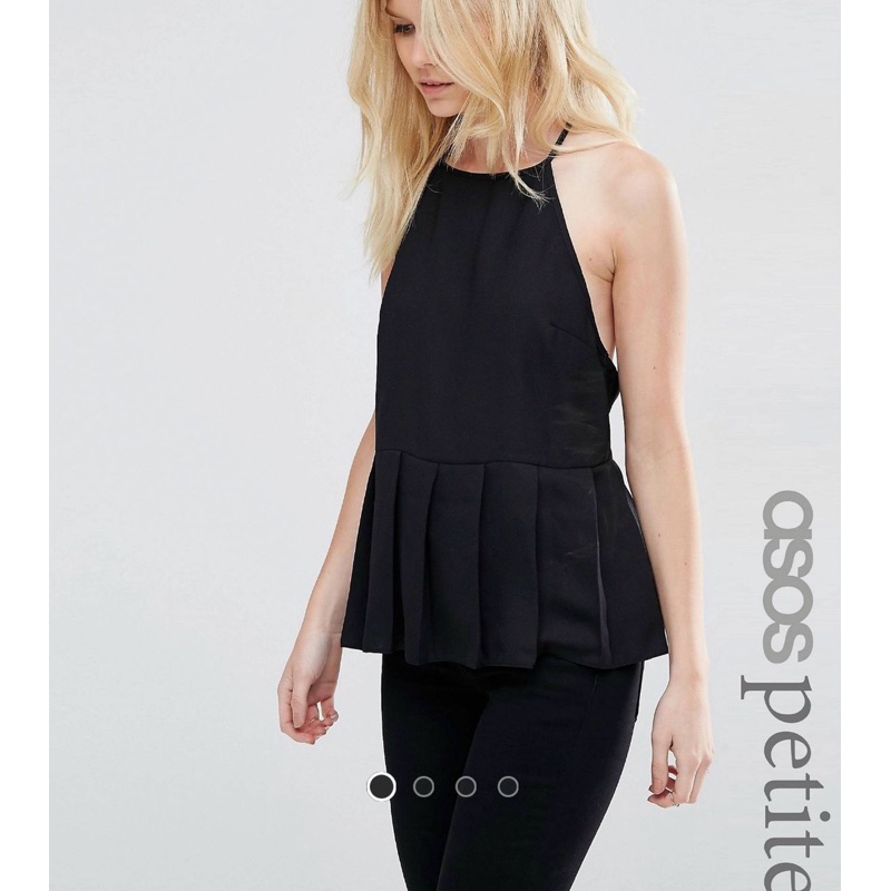 มือ1 asos เสื้อสายเดี่ยว สีดำ ลุคทำงาน | Shopee Thailand
