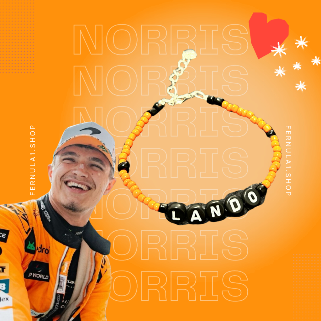 กำไลข้อมือลูกปัด F1 | Friendship Bracelet F1 | LANDO NORRIS | Shopee ...