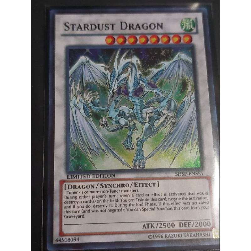 Yu-Gi-Oh TCG: Stardust Dragon ระดับ Super Rare SHSP-ENSE1 การ์ดยูกิภาษา ...