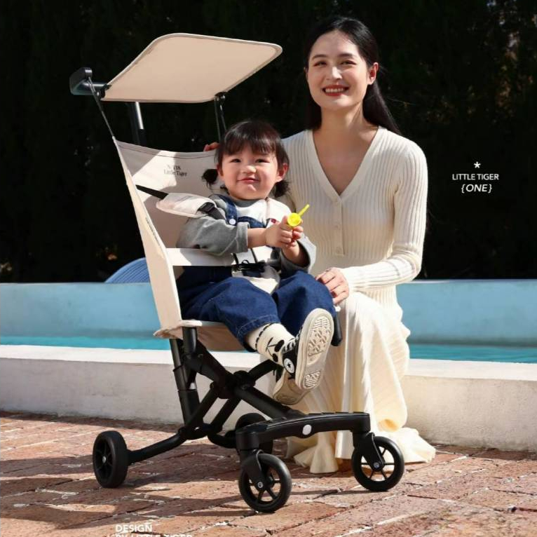รถเข็นเด็ก พับได้🐯Little Tiger น้ำหนักประมาณ 2.8 kg. ถือขึ้นเครื่องบิน ...