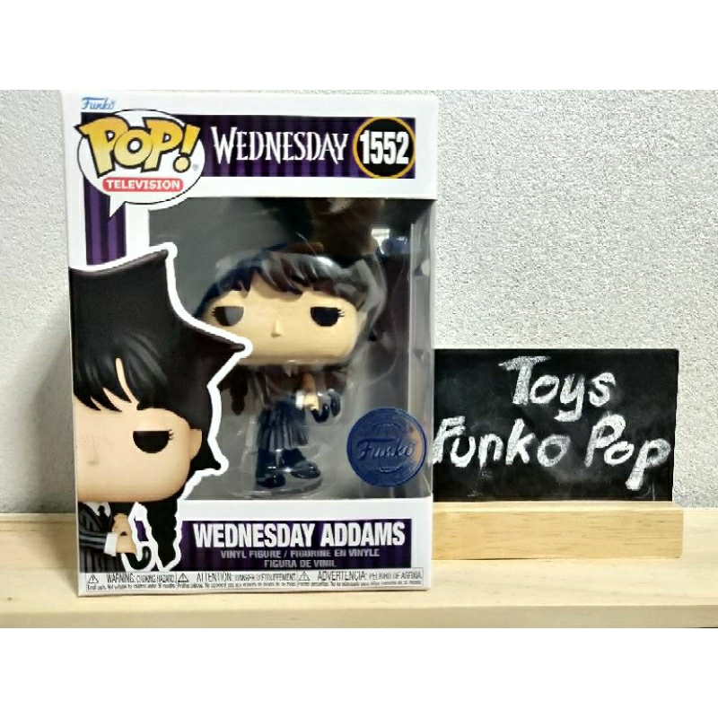 Funko Pop Television Addams Family : Wednesday Addams 1552 | Shopee ...