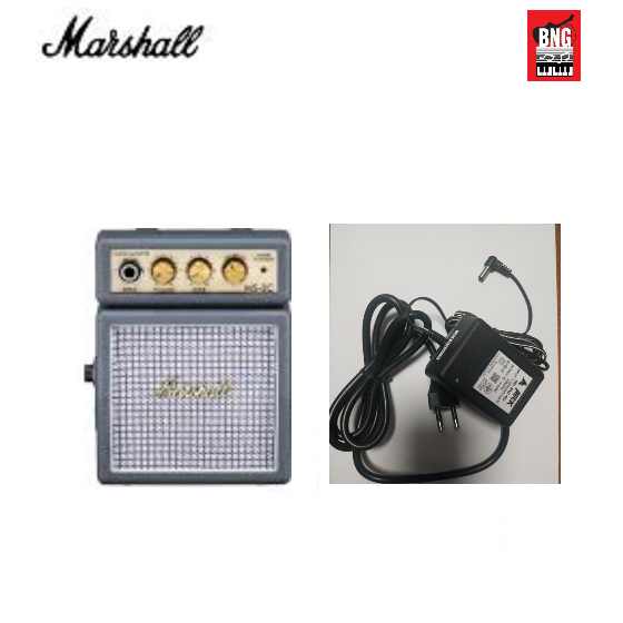 MARSHALL MS-2C มินิแอมป์ Micro Amp ขนาดพกพา + พร้อมอะแดปเตอร์ 9V ...