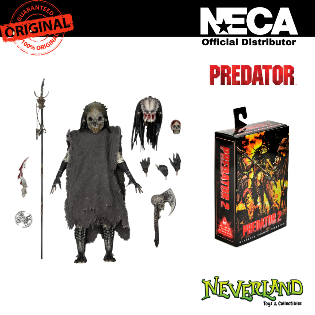 NECA Predator - 7" Scale Action Figure - Ultimate Shaman Predator ...