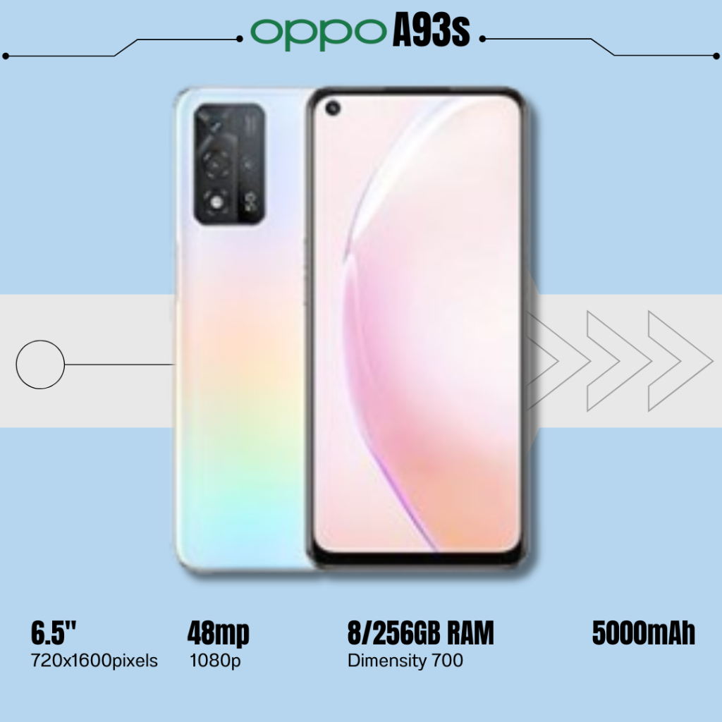 พร้อมส่ง OPPO A93s (8+258GB) ออปโป้โทรศัพท์มือถือ SmartPhone (รับประกัน ...