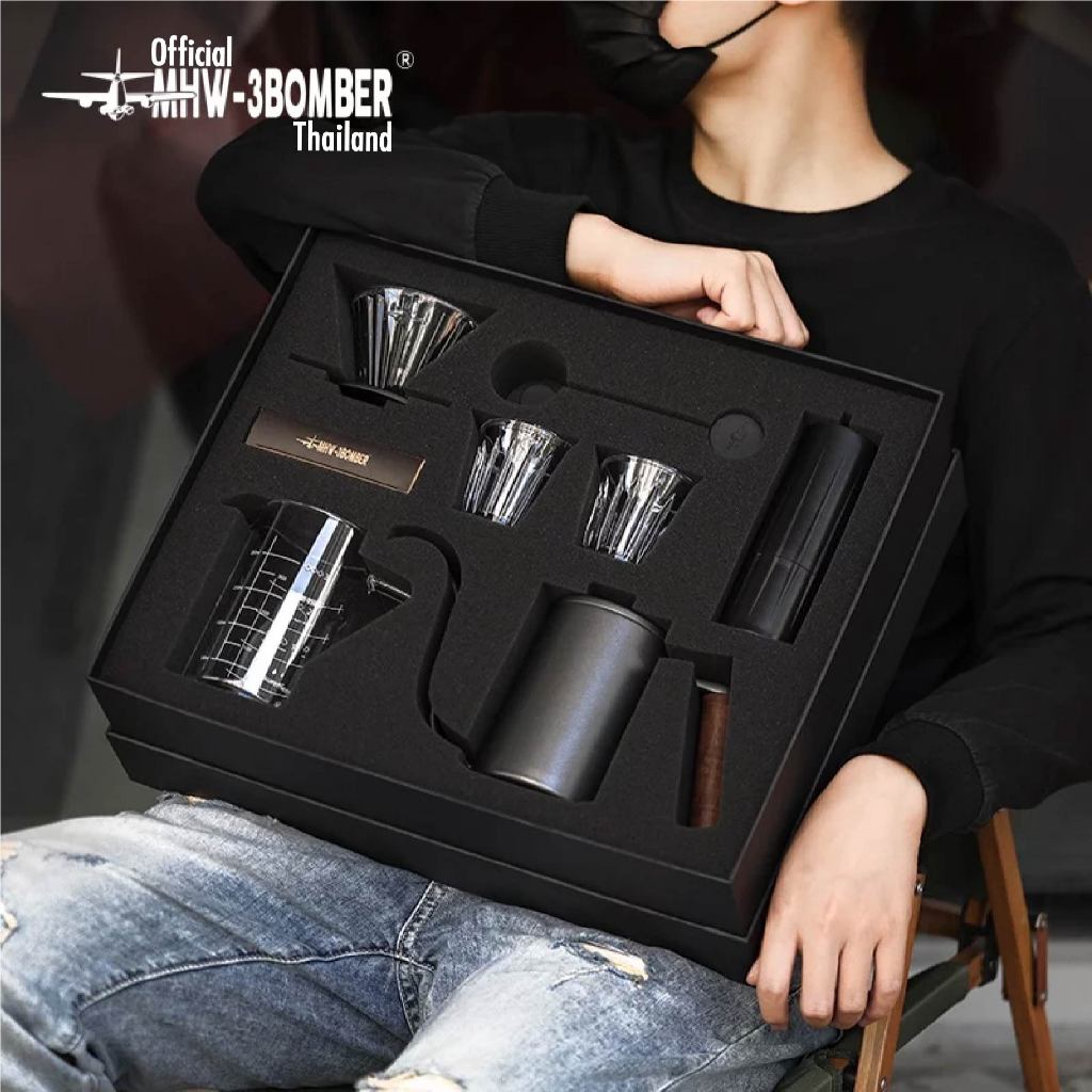 MHW-3BOMBER Drip Coffee Suit 7 Pcs In One ชุดดริปกาแฟ | Shopee Thailand