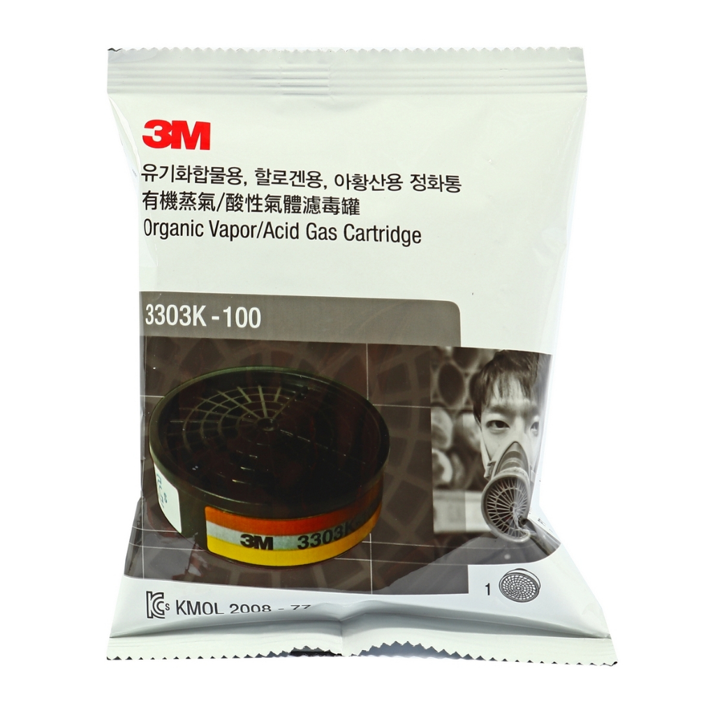 อุปกรณ์กรองสารเคมีและหน้ากากจาก 3M 3301K(J) รุ่น 9541 P2 รุ่น 7251 ...