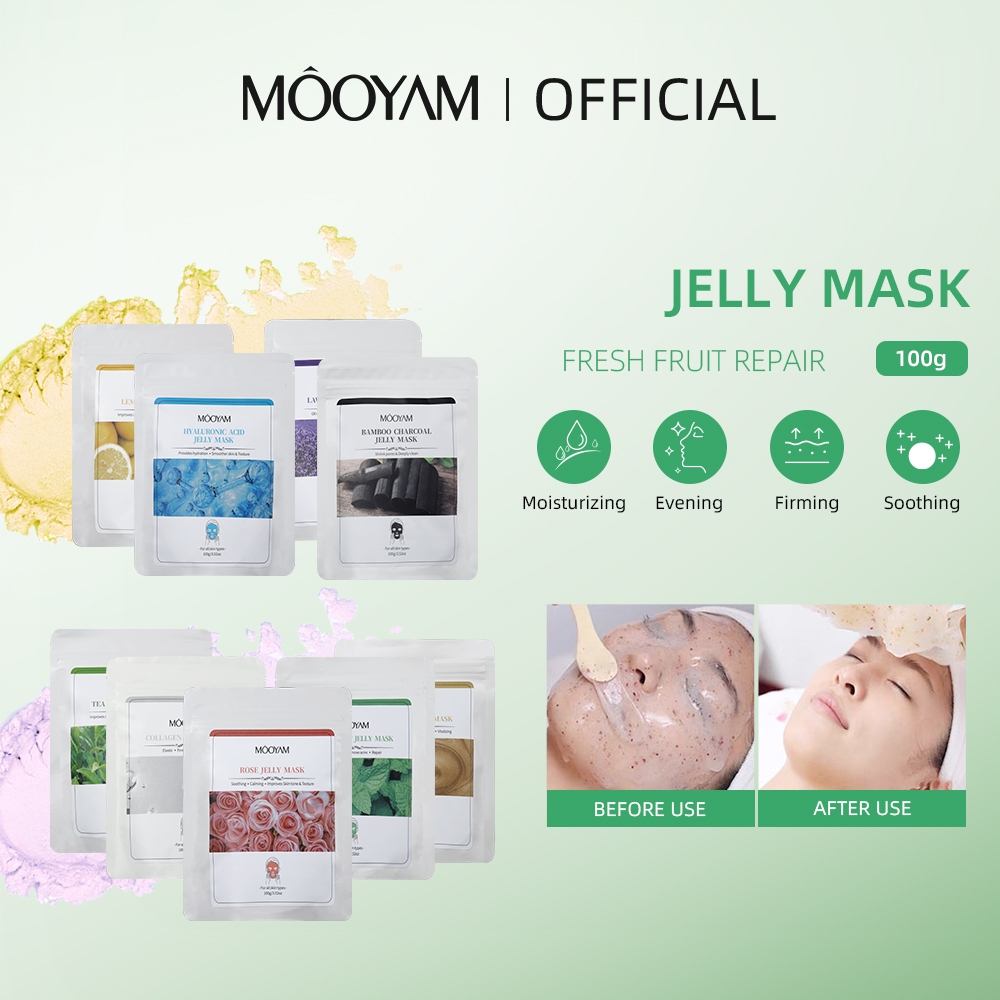 MOOYAM ธรรมชาติ อินทรีย์ เยลลี่มาร์คหน้า คอลลาเจน หน้า ไวท์เทนนิ่ง ลด ...