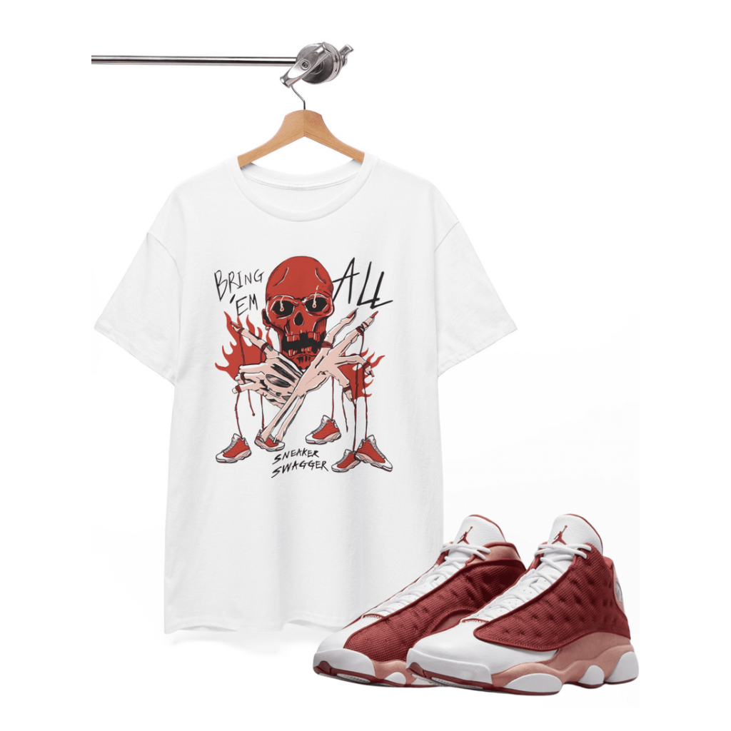 เสื้อยืด Bring 'Em All Sneaker Swagger (Cotton 100%) ใส่คู่กับ Jordans ...