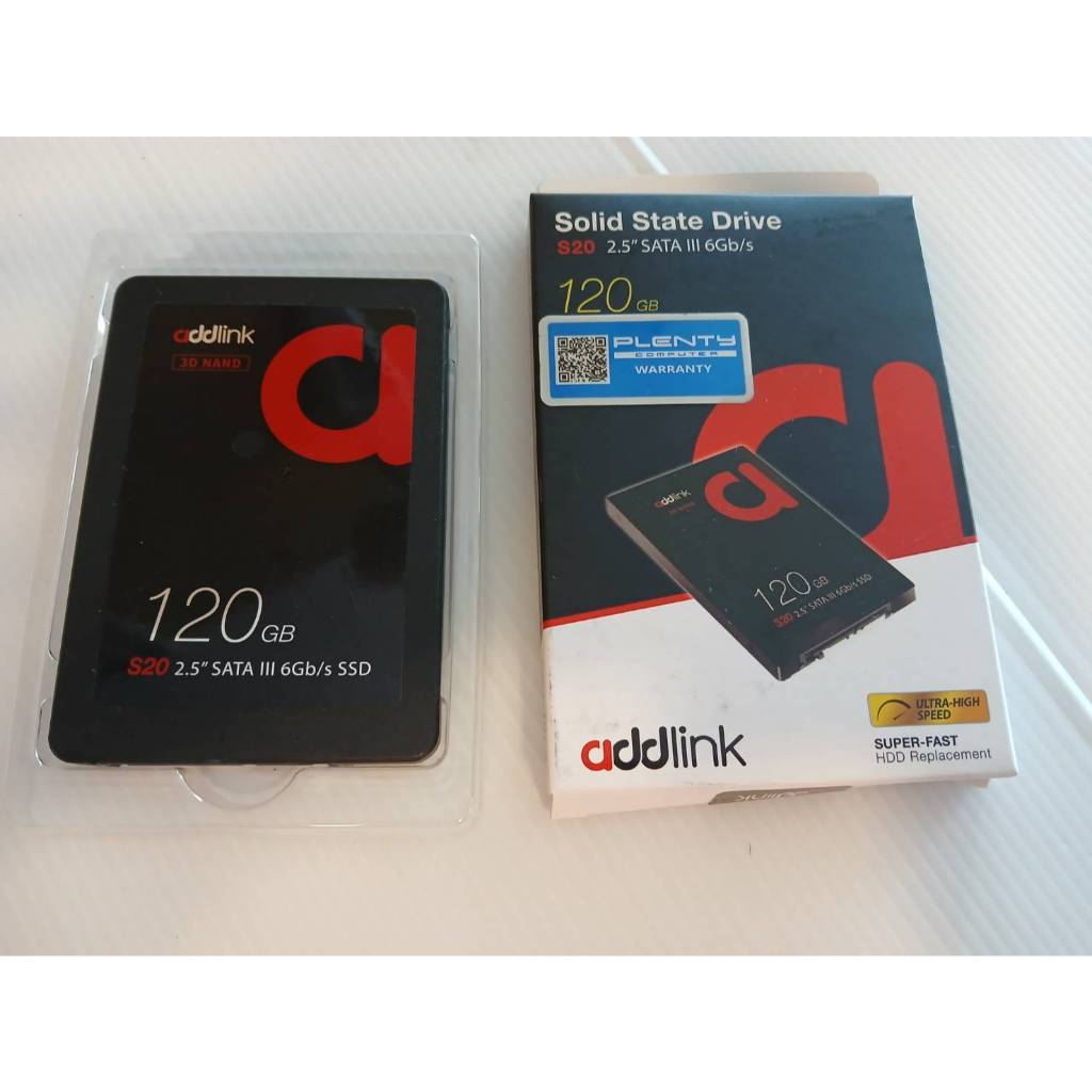 120 GB SSD (เอสเอสดี) ADDLINK S20 SATA | Shopee Thailand