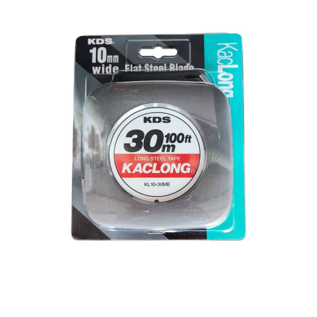 KDS เทปเหล็กวัดระยะ ยาว 30เมตร(100ฟุต) LONG STEEL TAPE รุ่น KACLONG KL10-30ME ของแท้ | Shopee ...