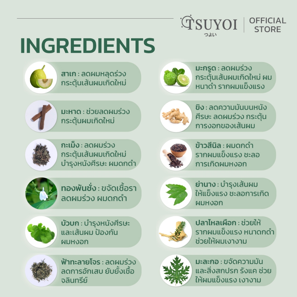 ซึโยะอิ แฮร์ วอเทอรี่ เซรั่ม TSUYOI HAIR WATERY SERUM บำรุงผม ช่วยลดผม ...