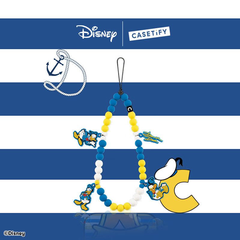 Disney collaboration CASETiFY Donald Duck limited edition bead phone ...