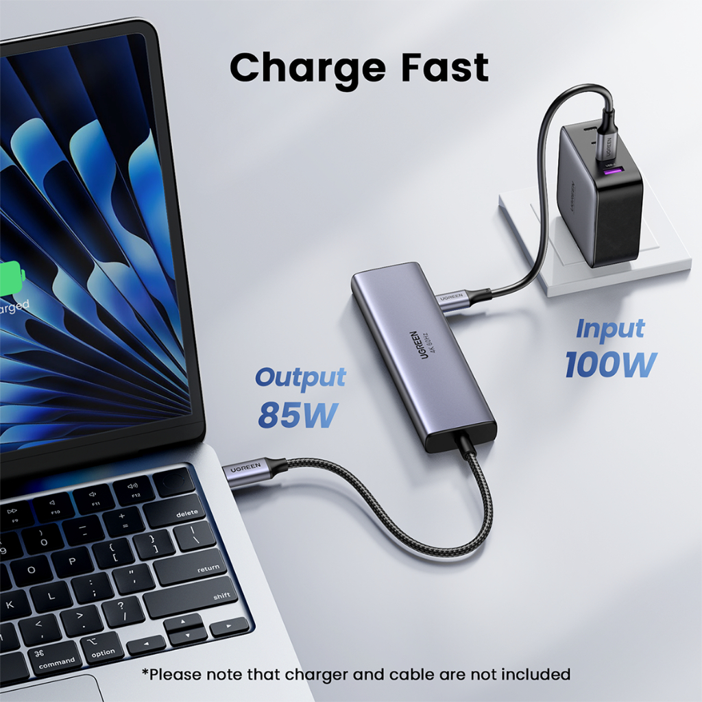 [ลดเหลือ 721] UGREEN รุ่น 35999 USB HUB 6in1 HDMI 4K 60Hz USB3.2 x2 USB ...
