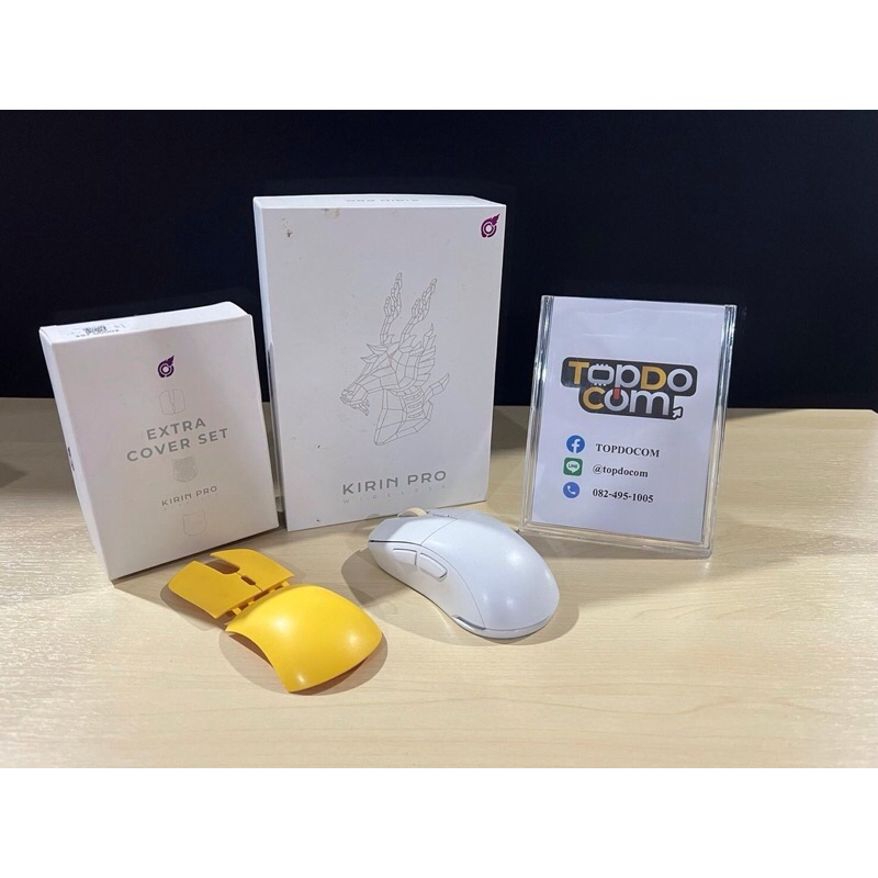 เมาส์ Loga Kirin PRO Wireless Gaming Mouse White มือสอง | Shopee Thailand