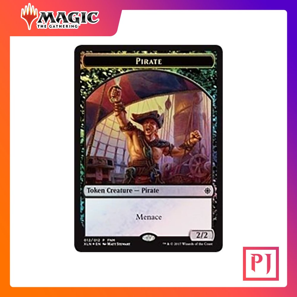 [MTG] Pirate Token {XLN} [TOKEN] [COMMON] [FOIL] [ENG] (การ์ดเมจิค ...