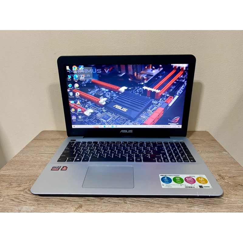 ขาย โน๊ตบุ๊ค Asus X555Q AMD A10-9620P CPU 2.50 GHz RAM 8 GB HDD 1TB ...