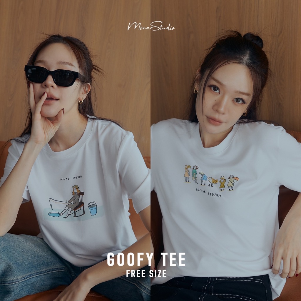 [ Goofy Tee ] เสื้อยืด นื้อผ้าดีมากก ผ้าเด้งและทิ้งตัวสุดด มาพร้อมกับ ...