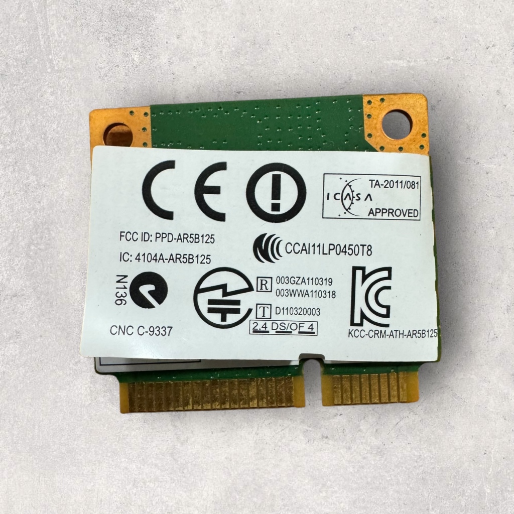 การ์ด ไวเลส ไวไฟ card wifi wireless notebook pc agn ac bg bluetooth 2 ...