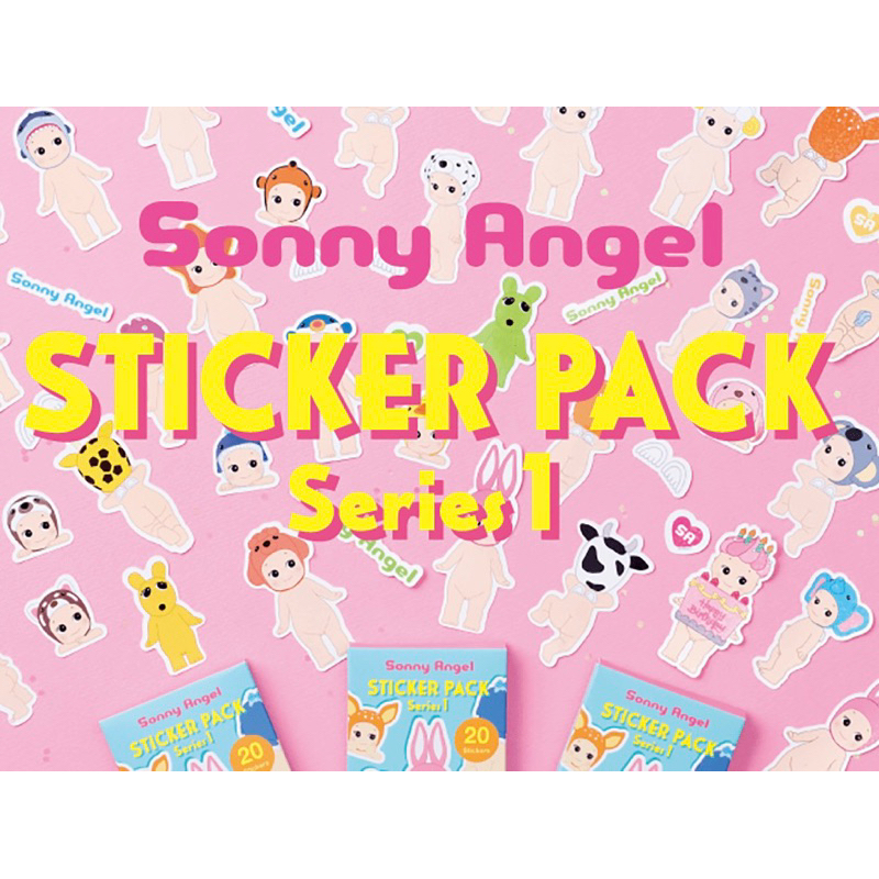 Sonny Angel STICKER PACK Series 1 | สติ๊กเกอร์ Sonny Angel (แบบสุ่ม ...