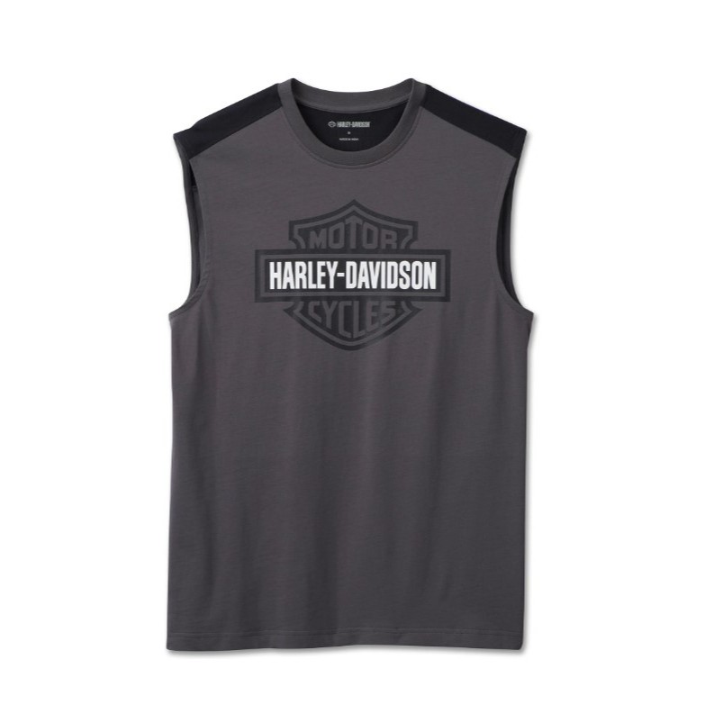 เสื้อแขนกุดผู้ชายลิขสิทธิ์แท้จาก Harley Davidson 96545-24VM/96546-24VM ...