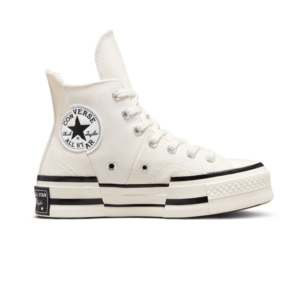 CONVERSE รองเท้าผ้าใบ ยูนิเซ็กส์ CHUCK 70 PLUS CANVAS HI CREAM ...