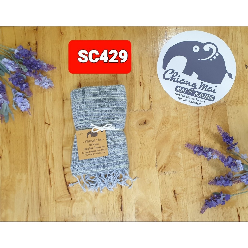 ผ้าพันคอ ผ้าฝ้ายทอมือ ของฝากของที่ระลึก เชียงใหม่ ของชำร่วย ของรับไหว้ งานเกษียณ สินค้าทำมือ จาก ...