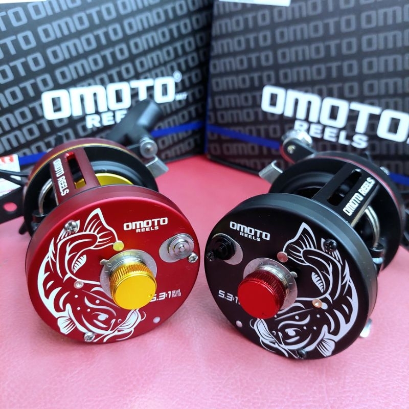 รอกเบททรงกลม OMOTO รุ่น CHIEF PLUS 6 🇹🇼 Made in Taiwanเหมาะสำหรับตกปลา ...