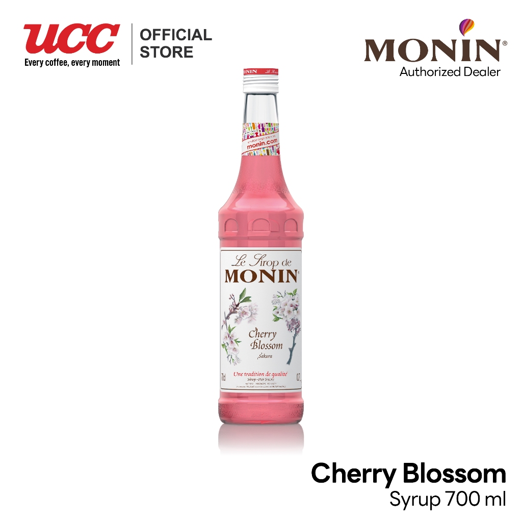 MONIN Cherry Blossom Syrup น้ำเชื่อมกลิ่นเชอร์รีบลอสซั่ม 700ml. | Shopee Thailand