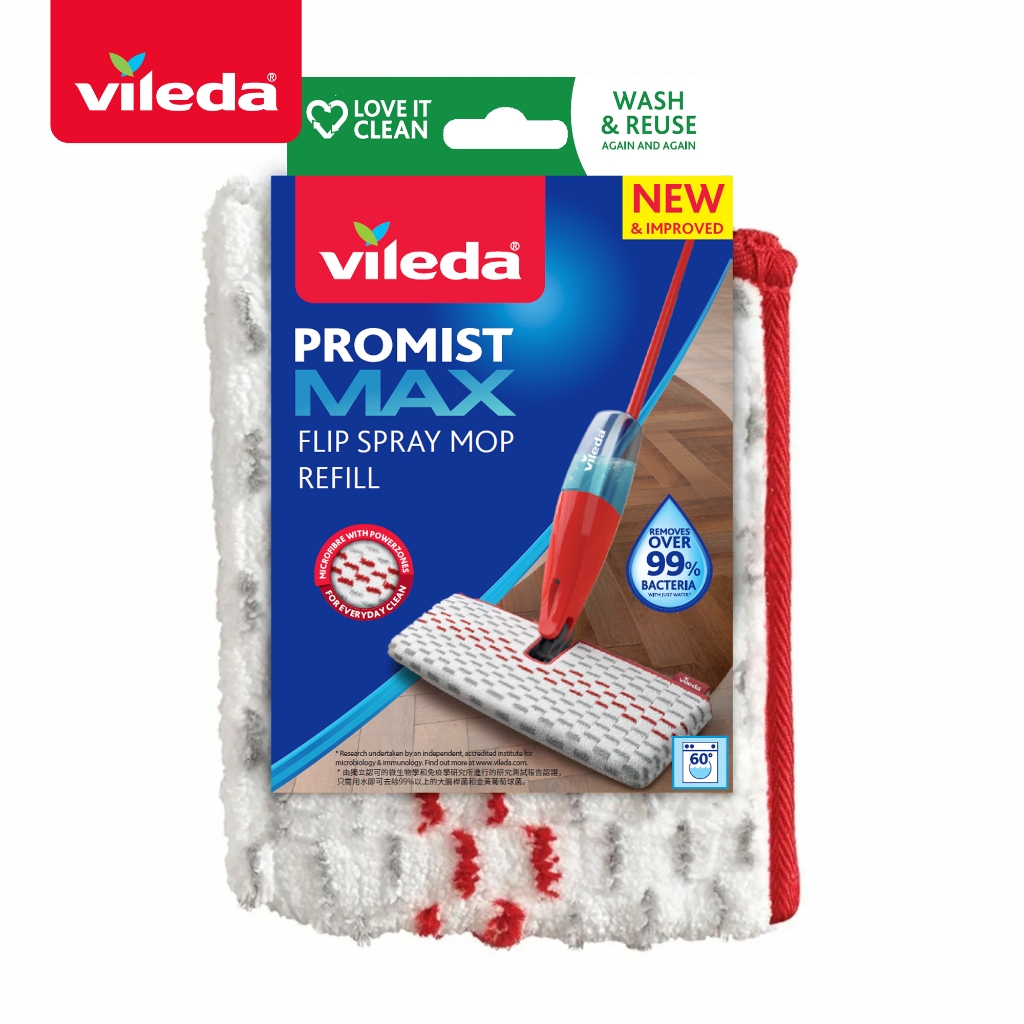 Vileda Promist Max Flip Spray Mop refill - วิเลดา ไม้ม็อบสเปรย์ พรอมิส ...