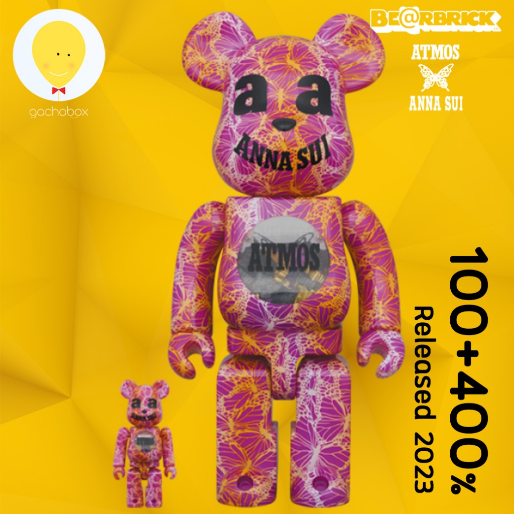 gachabox Bearbrick atmos × ANNA SUI 100% + 400％ - แบร์บริค พร้อมส่ง ของ ...