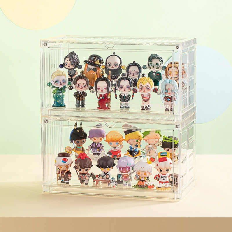 Pop Mart Display Box Transparent Assembled Container ตู้โมเดล | Shopee ...