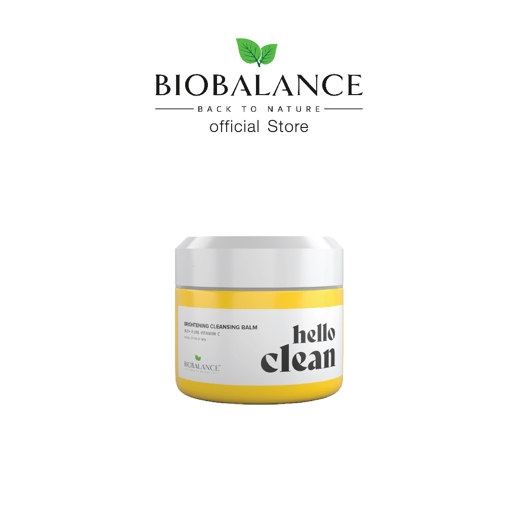 BIOBALANCE HELLO CLEAN BRIGHTENING CLEANSING BALM 100ML | Shopee Thailand