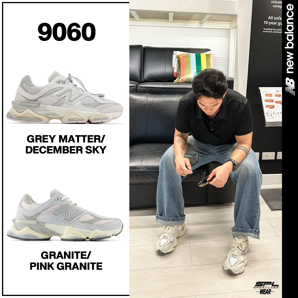 New Balance Collection รองเท้าผ้าใบ รองเท้าแฟชั่น UX 9060 Granite Pink ...
