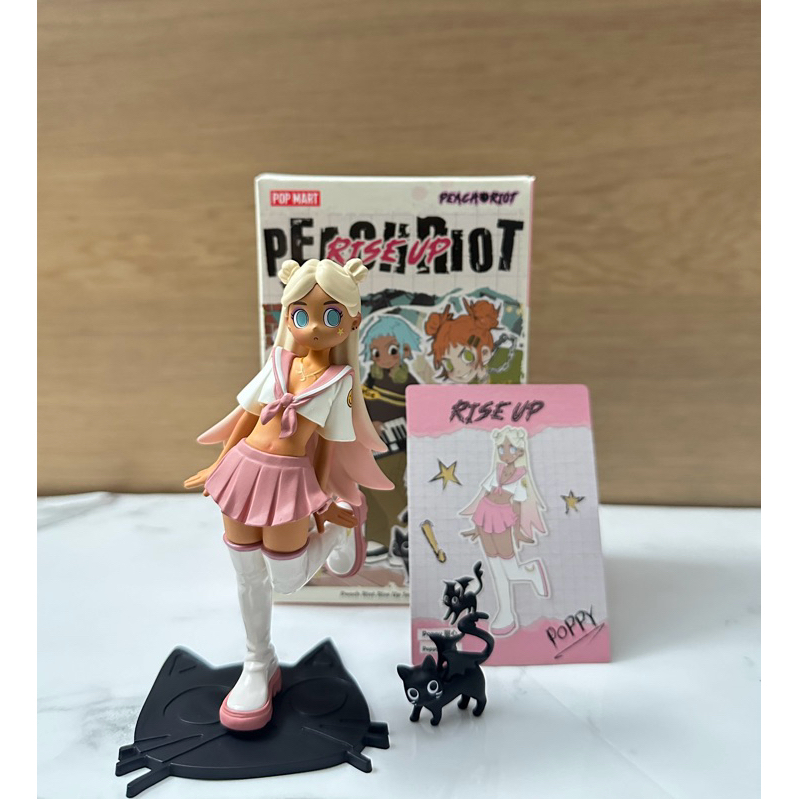 POP MART Peach Riot Rise Up Series Figures Poppy Cutie แบบเลือกตัว ...