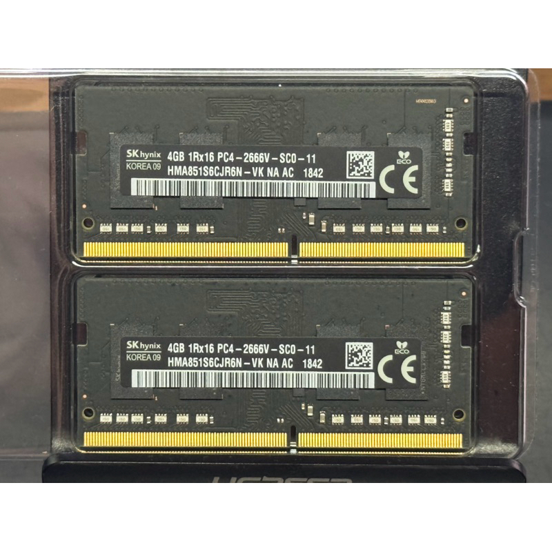 SK HYNIX DDR4 SO-DIMM 4GBx2(8G) 1RX16 PC4-2666V-SC0-11 มืองสอง ใหม่กร ...
