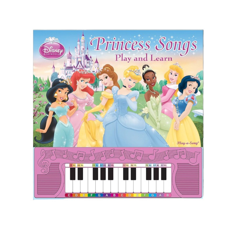 The Disney Princess Piano Sound Book Play and Learn | Shopee Thailand